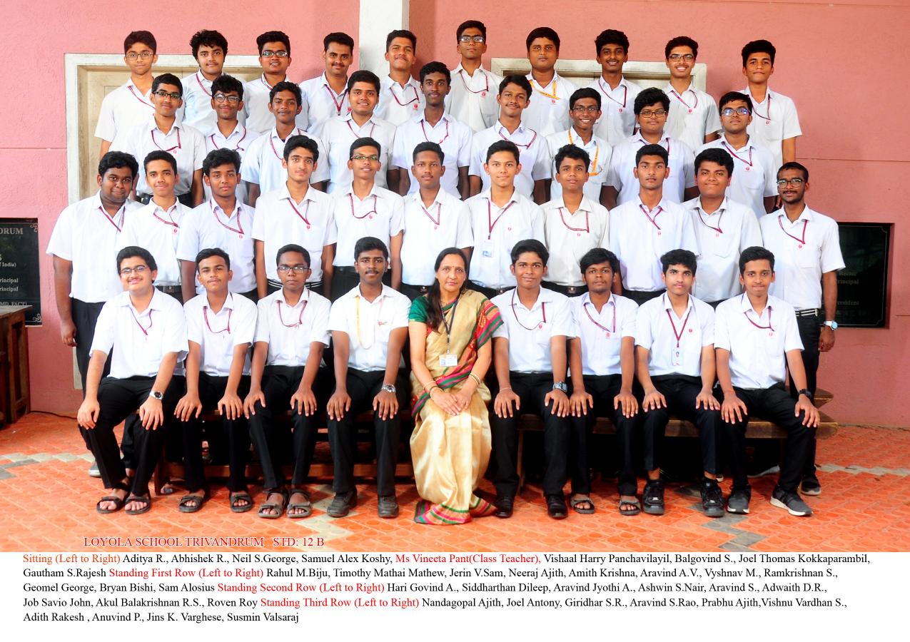 Outgoing Batches || Loyola School CBSE TVM