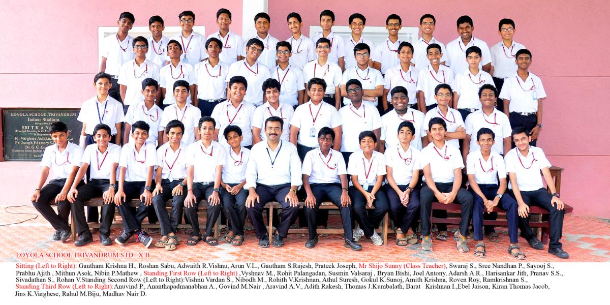 Outgoing Batches || Loyola School CBSE TVM