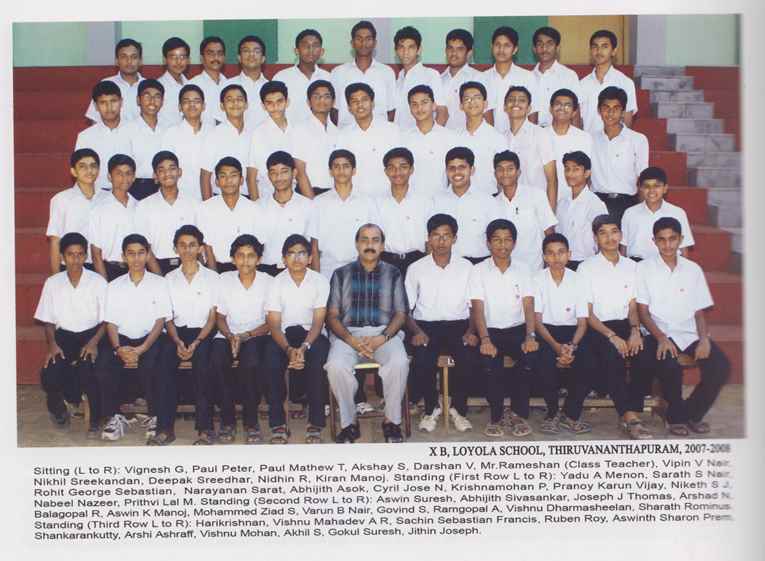Outgoing Batches || Loyola School CBSE TVM